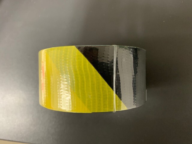 3M Hazard Caution Marking Duct Tape 1.88” x 25 Yds FOR CROWD CONTROL ...