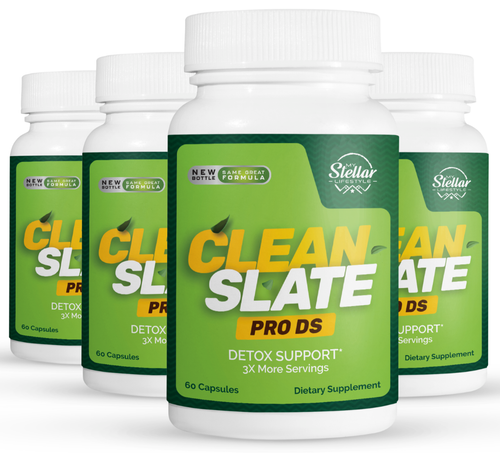 4 Pack Clean Slate Pro DS, total health support, detox formula-60 ...