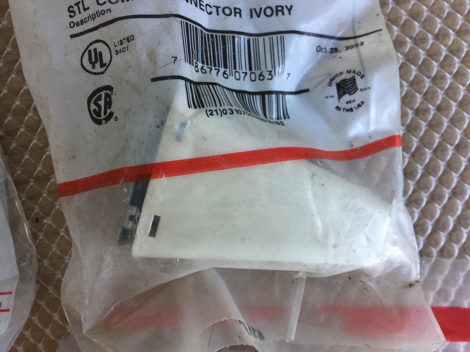 WIREMOLD V5785 COMBINATION CONNECTOR IVORY..LOT OF 5 | eBay