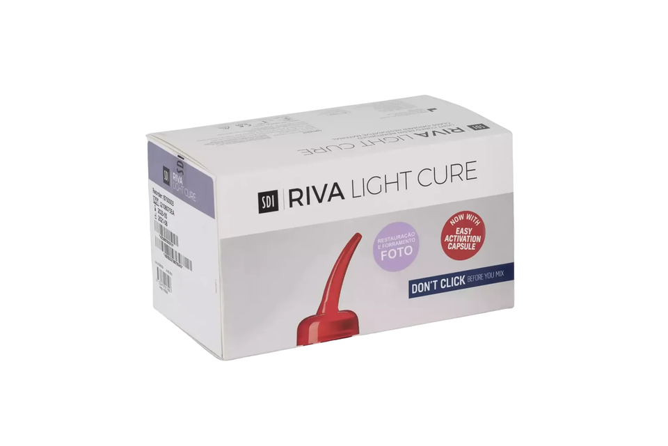 SDI Riva LC Light Cure Resin Reinforced Glass Ionomer Restorative 50 ...