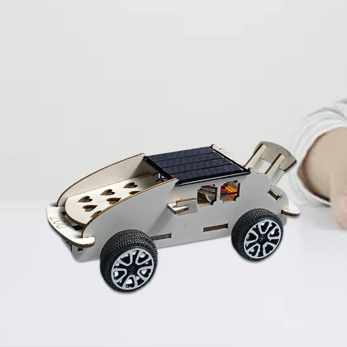 Toy Car Solar Panel Science Fair Project Pica Toys Wooden Solar Remote