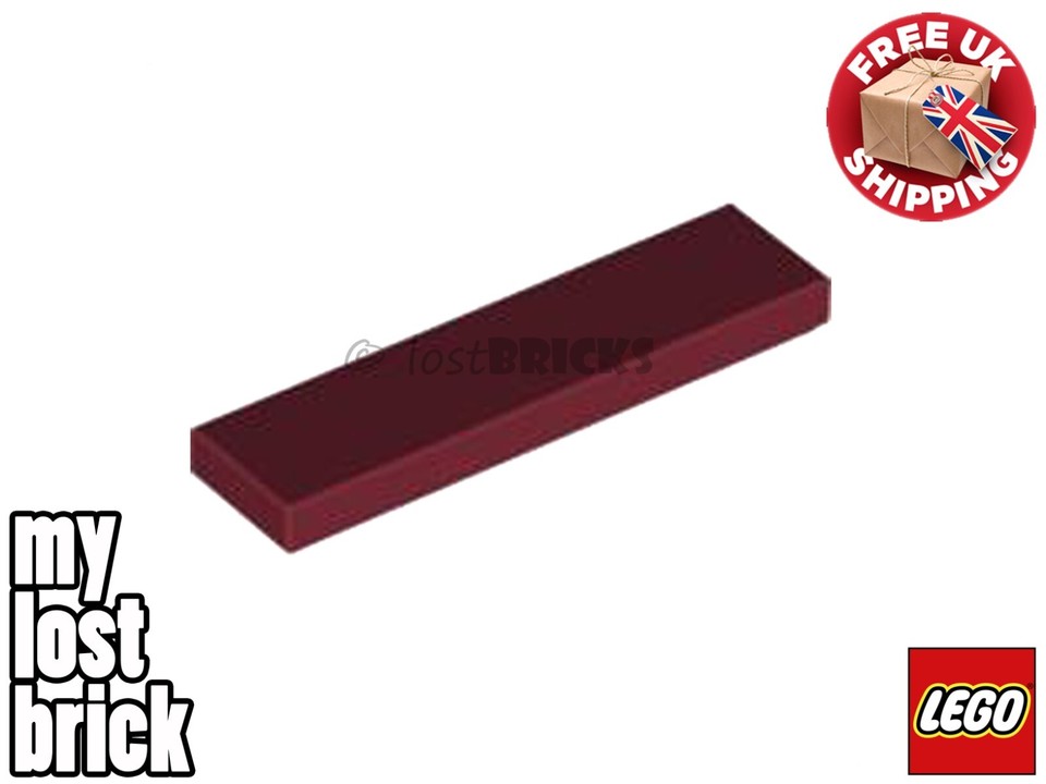 LEGO - Part 2431 - Pack of 5 x NEW LEGO Tiles 1x4 + SELECT COLOUR ...