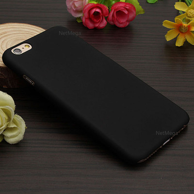 Black Matte Hard Ultra Thin Slim Cover Case for Apple iPhones ...