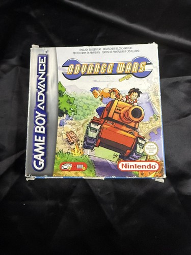 Advance Wars Nintendo GBA PAL Box & GAME NO MANUAL- VGC- Tested and ...