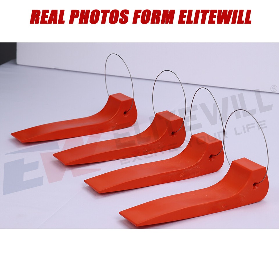 (4 Pk) Plastic Tire Skates for Tow Truck Wrecker Rollback Carrier ...