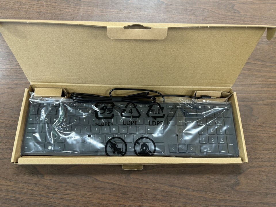 HP Wired Desktop 320K USB Keyboard L96909-001 - NEW 665502408183 | eBay