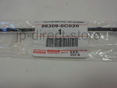 Genuine Toyota 4RUNNER CAMRY FJ CRUISER SIENNA Antenna Mas 86309-0C020 ...