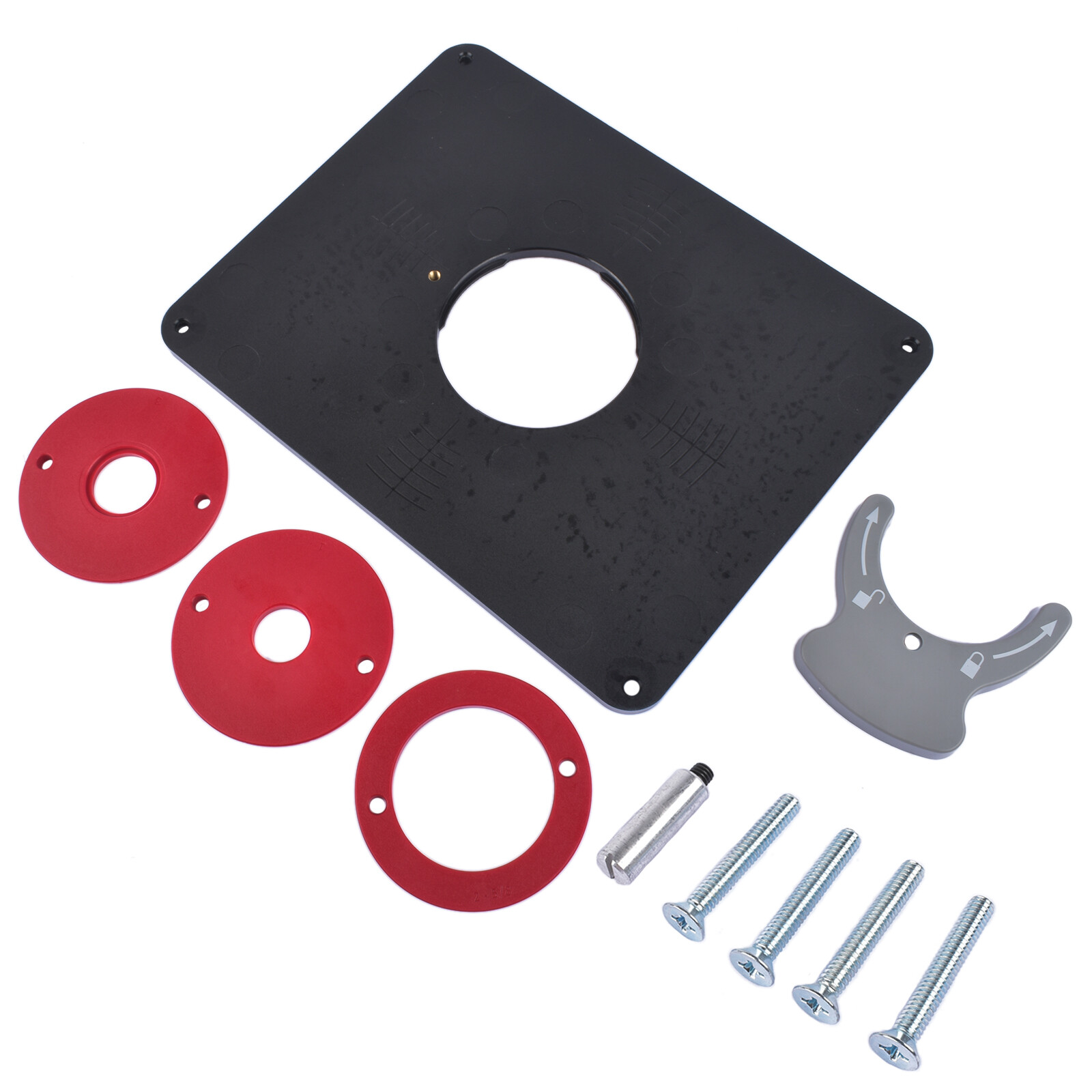 PRS4038 Precision Router Table Insert Plate w/ Level-Loc Rings -non ...