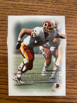 2000 DOMINION STEPHEN ALEXANDER #108 WASHINGTON REDSKINS | eBay
