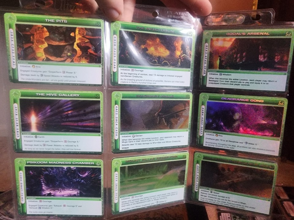 LOT of Chaotic cards,very good quality in sleeves, sold as lot many ...