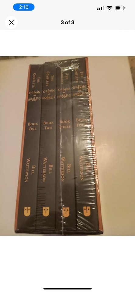 The Complete Calvin & Hobbes Boxed Book Set 4 Volume Paperback Boxed ...