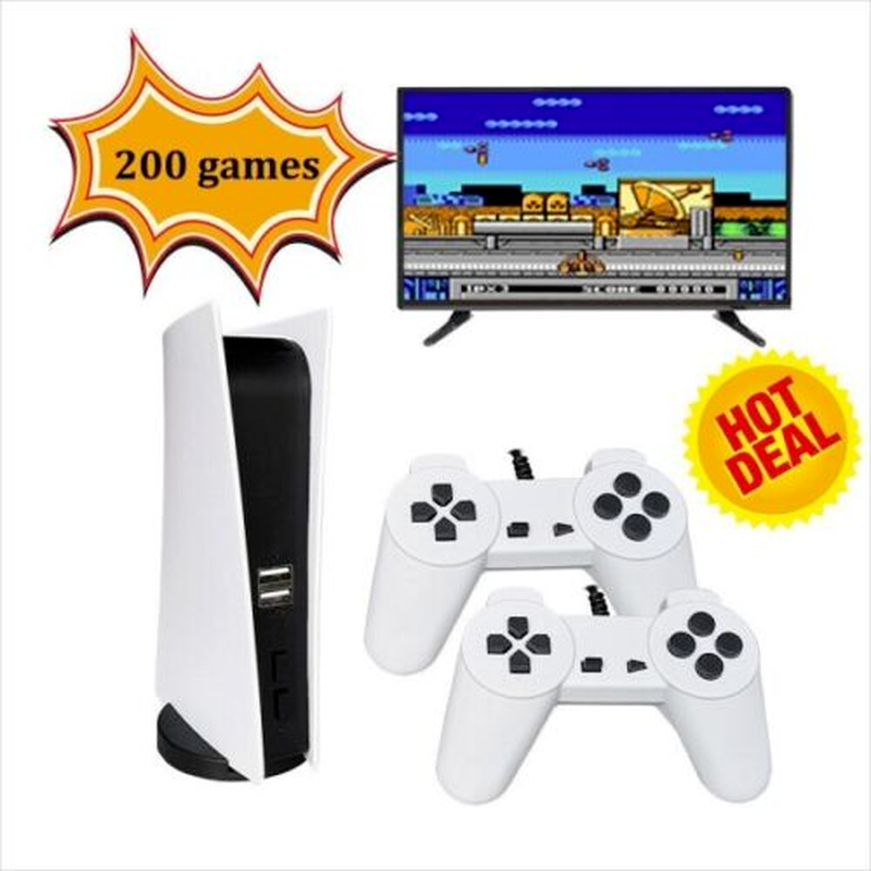 Console Retro Game Station 5 Usb 200 Lettore Giochi Classici 8 Bit Gs5 ...