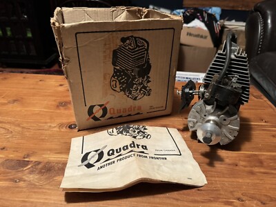 Quadra Model RC Airplane Engine w/ Orig Box & Manual! **PLS READ ...