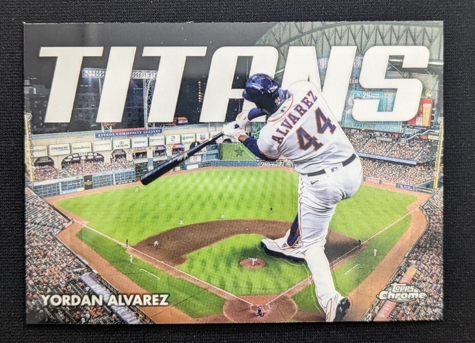 2023 Topps Chrome #CT-9 Yordan Alvarez TITANS Insert | eBay
