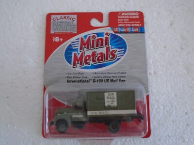 MINI METALS 1/87 HO SCALE INTERNATIONAL R-190 US MAIL VAN | eBay