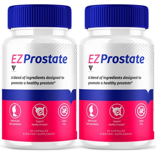 (2 Pack) EZ Prostate Capsules Easy Prostate Advanced Supplement (120 ...