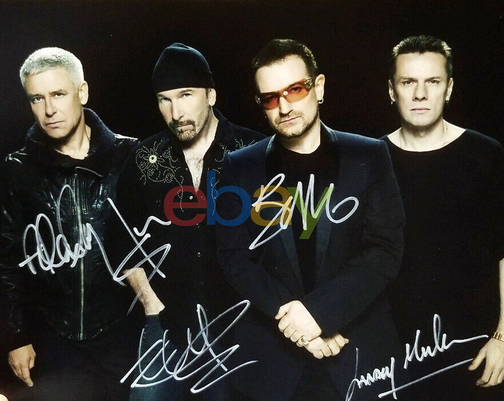 U2 Signed Autograph Signature 8 x 10 Photo reprint | eBay