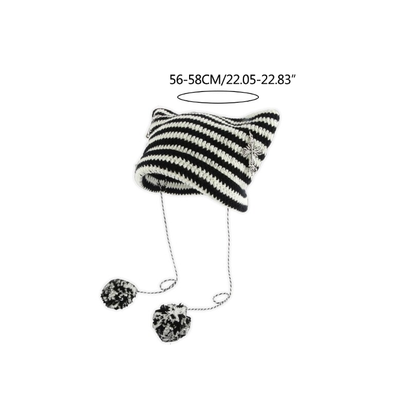 Little Devil Hat Ear Beanie Devil Horn Hat Earflap Beanie Crochet Knit Hat | eBay.de