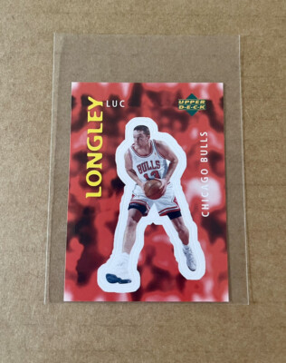 1997-98 NBA Upper Deck Stickers Luc Longley #204 🔥 Chicago Bulls | eBay