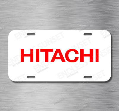 HITACHI Power Tools Work Equipment Car License Plate Front Auto Tag ...