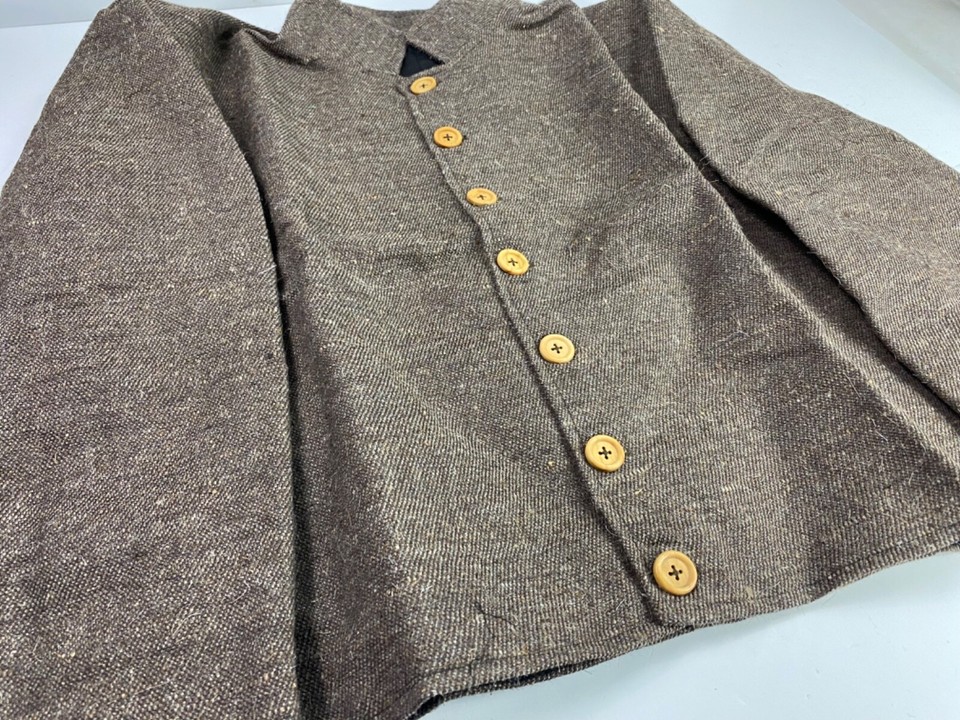 CIVIL WAR CS CSA CONFEDERATE INFANTRY BROW JEAN WOOL SHELL JACKET ...