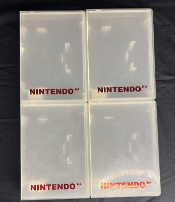 N64 Clamshell Cases For Nintendo 64 Video Games Great Condition ...