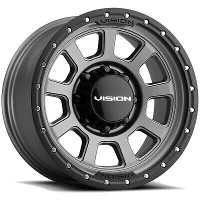 4-Vision 350 Ojos 18x9 8x180 +12mm Gunmetal Wheels Rims 18" Inch | eBay