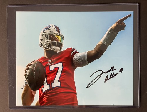 JOSH ALLEN AUTOGRAPHED SIGNED BUFFALO BILLS 8x10 PHOTOGRAPH RELIST NFL ...