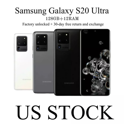 Samsung Galaxy S20 Ultra 5G SM-G988U1 128GB Factory Unlocked Open Box ...