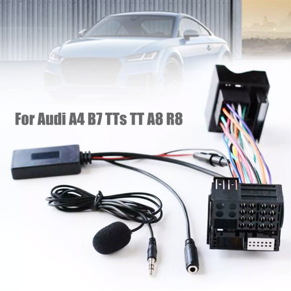 For Audi A4 B7 TTs TT A8 R8 Bluetooth 5.0 Module Receiver Stereo AUX ...