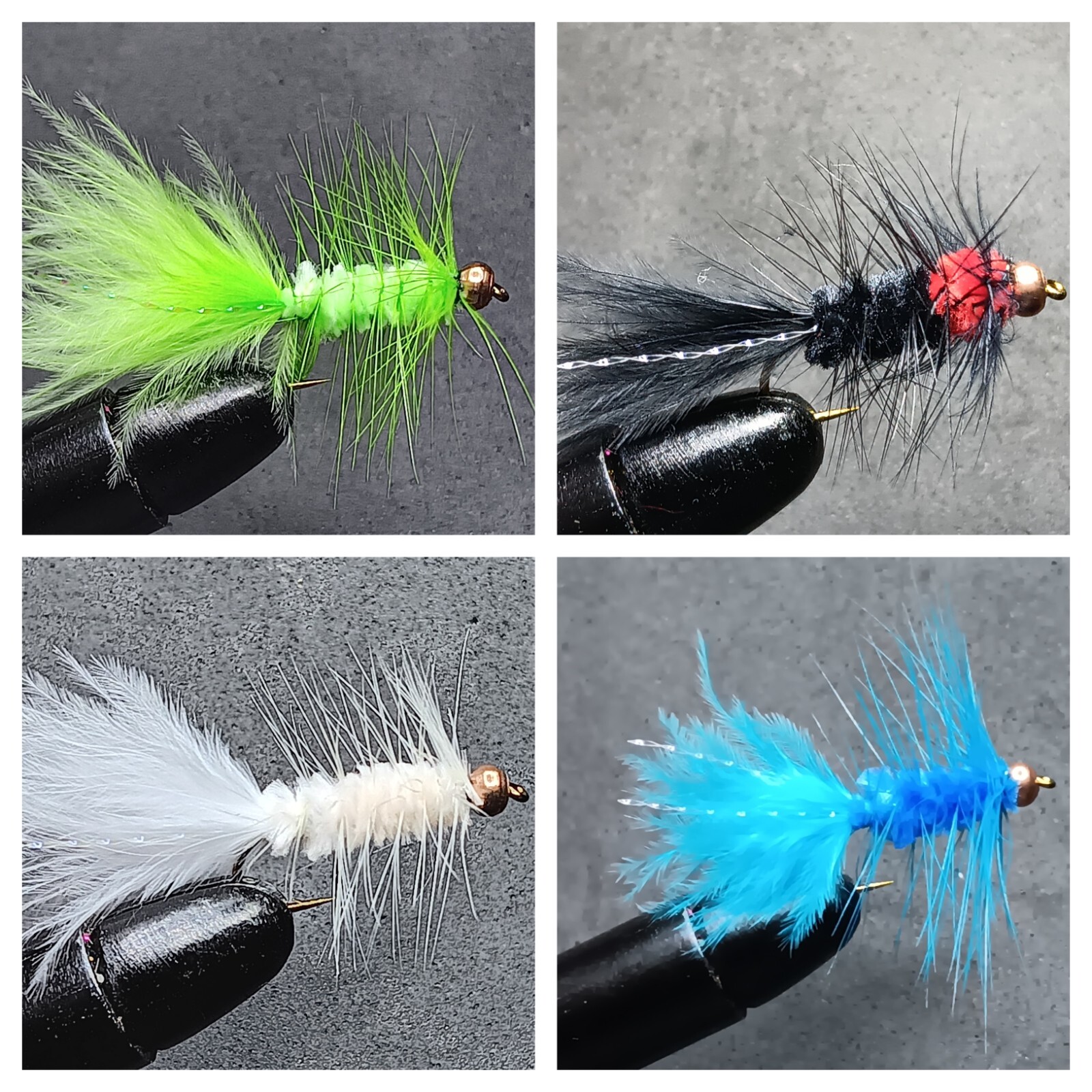 1 DOZEN BEAD HEAD WOOLLY BUGGERS FOR FLY FISHING (4 MODELS) -WOO-56 | eBay