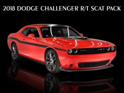 2018 Dodge Challenger R/T Scat Pack Metal Sign: 12x16" & Ships Free | eBay