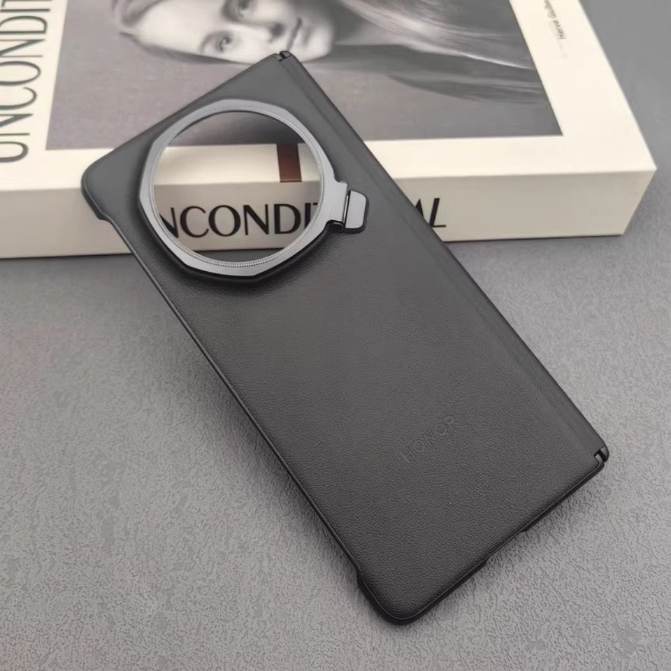 Original Honor Vegan Leather Central Axis W/Camera Stand Back Case For ...