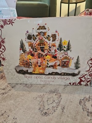 Rare Fiber Optic Candy Village Target 2006 Christmas Holiday | eBay