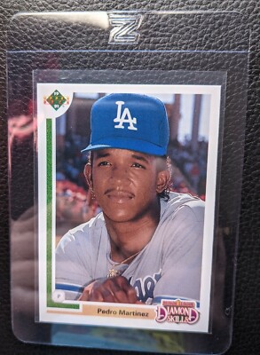 1991 UPPER DECK #2F PEDRO MARTINEZ ROOKIE CARD RC DODGERS RED SOX HOF ...