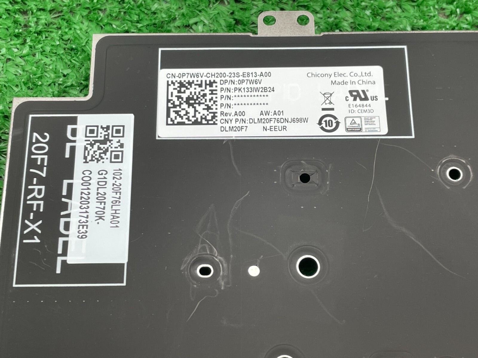 New Genuine Dell Precision 3470 3480 NORDIC Backlit Keyboard 0P7W6V ...