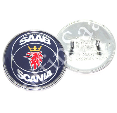 Scania Saab 9-3 93 900 NG900 9000 Front Badge Bonnet Emblem 50mm 88-02 ...