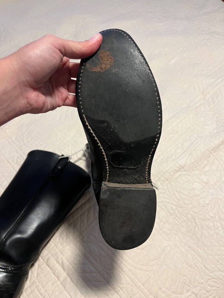 Tecovas Handmade Black Leather Cowboy Boots Western Men's Size 8D Made ...