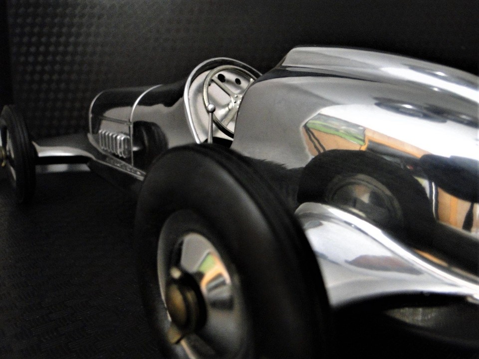Race Car Indy 500 Vintage Racing Classic Custom Built Metal Model ...