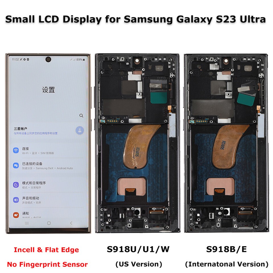 LCD/OLED Display Screen Replacement For Samsung Galaxy S23/S23 FE/Plus ...