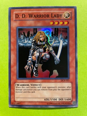 Yugioh D.D. Warrior Lady DCR 027 Super Rare UNL Ed | eBay Australia