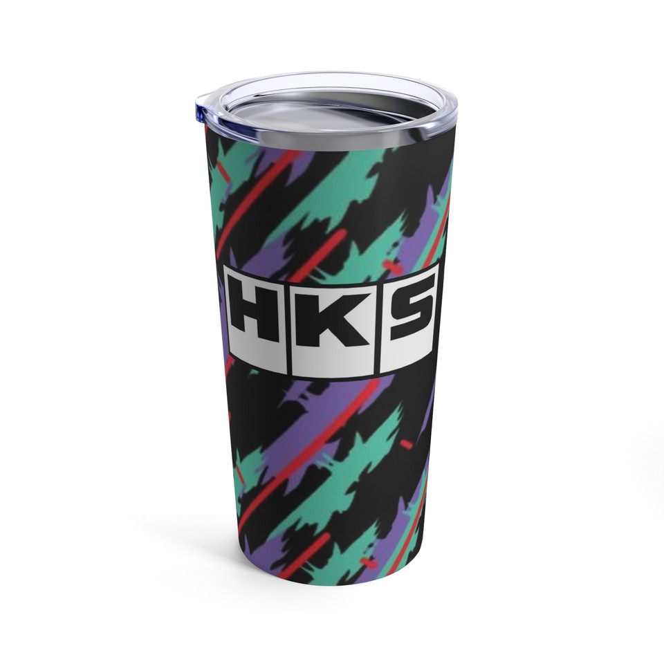 Retro HKS Old Logo Tumbler, Tribute HKS Oil Slick Cup, GTR, Toyota ...