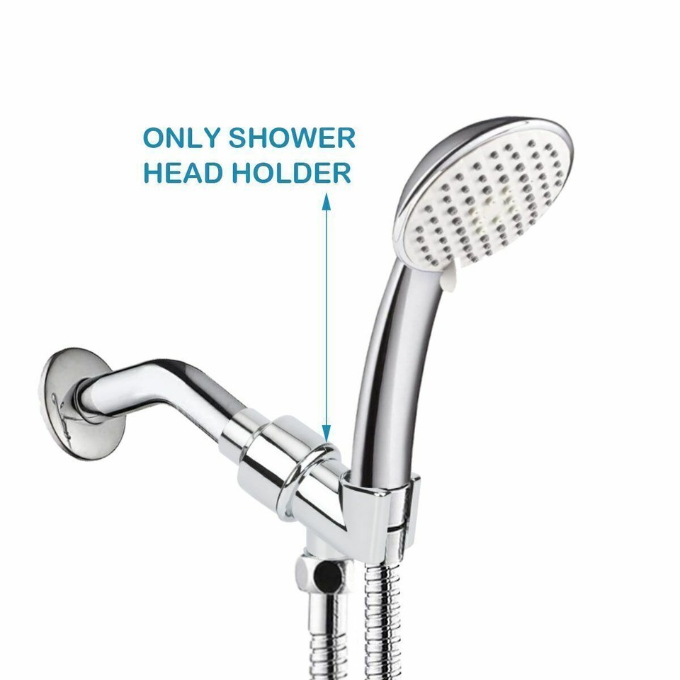 360° Adjustable Head Holder Shower Arm Bracket Universal Handheld Wall ...