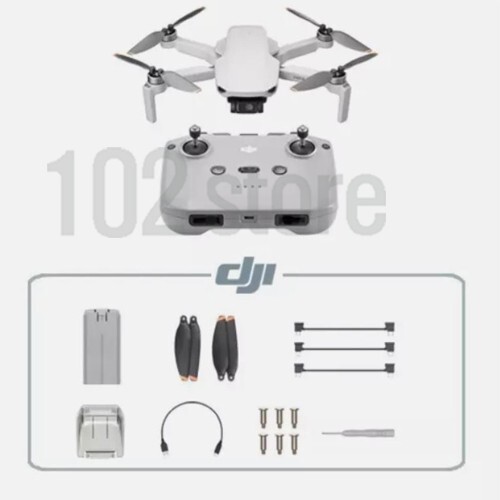 DJI Mini 4K Camera Drone (1 Battery) DJI RC-N1C Remote Controller 100% ...