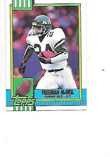 Freeman McNeil 1990 Topps Football Card #464 New York Jets NM | eBay