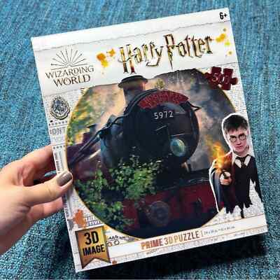 Harry Potter Wizarding World Puzzle 3D Image Hogwarts Express 500 Piece ...