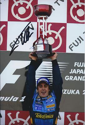 Fernando Alonso SIGNED Formula 1 AUTOGRAPH Renault 12x8 Photo AFTAL COA ...