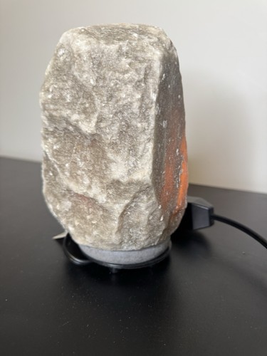 Grey Organic Himalayan Salt Lamp Rock Shape | eBay