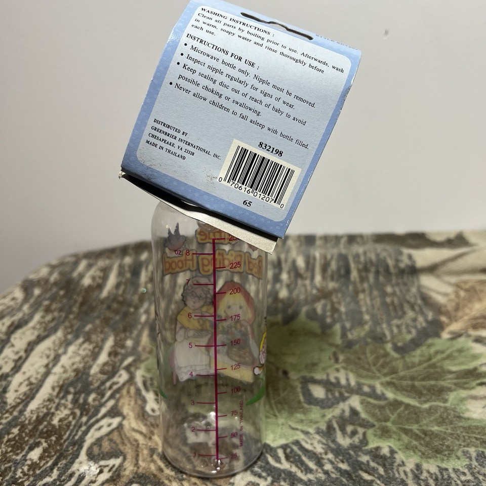 VTG 2004 Baby’s Bottle 3 Little Pigs & Red Riding Hood Kids Story Fable ...