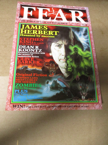 FEAR Magazine Fantasy and Horror Sept. -Oct 1988 Stephen King B188 PB ...